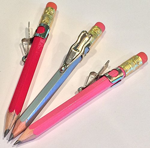 Faultless Pencil Clips - Quantity 10 DCLIPS - Slide On Pocket Clips ...